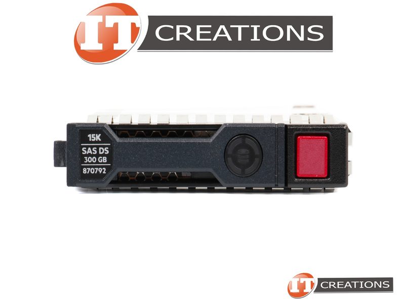 870792-001 - Refurbished - HP / HPE 300GB 15K RPM SAS III 2.5 INCH ...