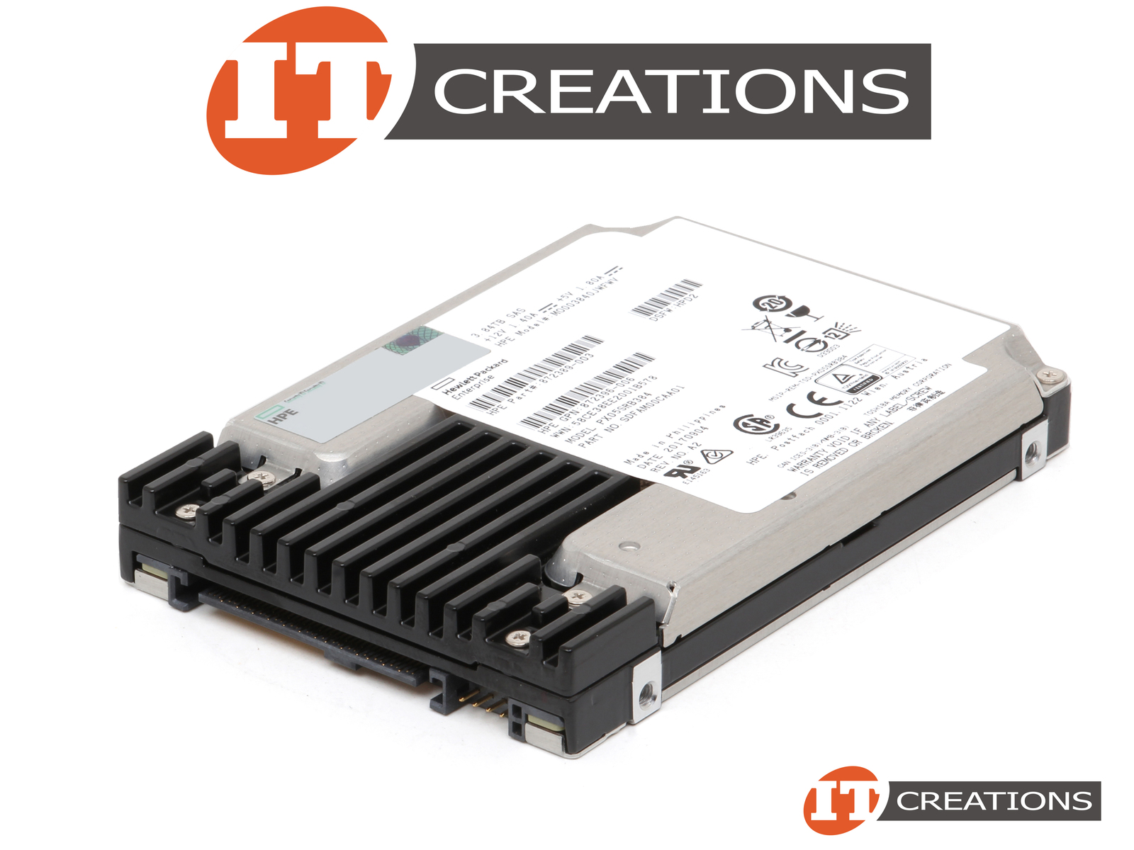 872389-003 - Used - HP / HPE 3.84TB SAS III 2.5 Inch Small Form Factor ...