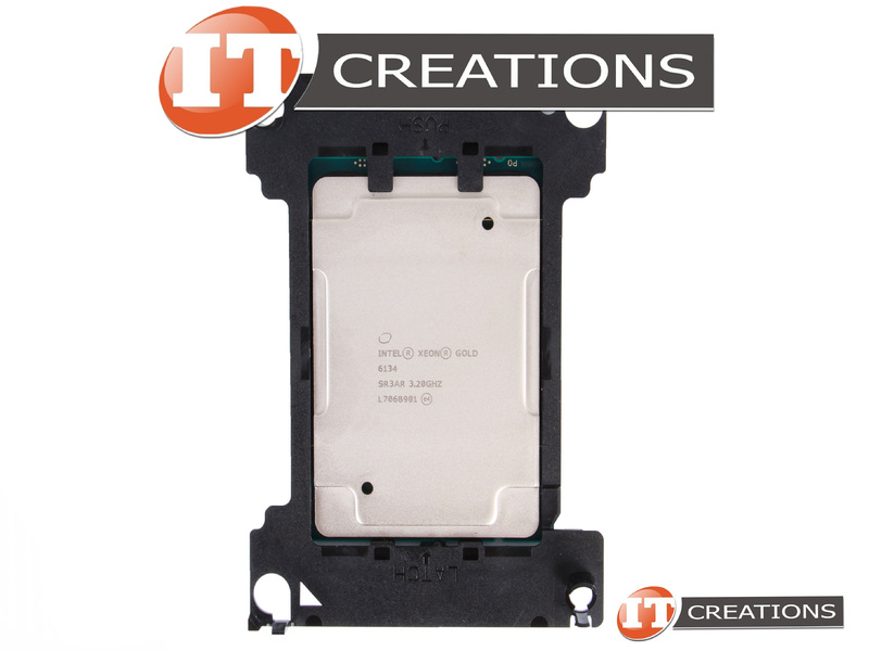 875723-001 HP CPU INTEL XEON GOLD 8 CORE PROCESSOR 6134 3.20GHZ 24.75MB ...