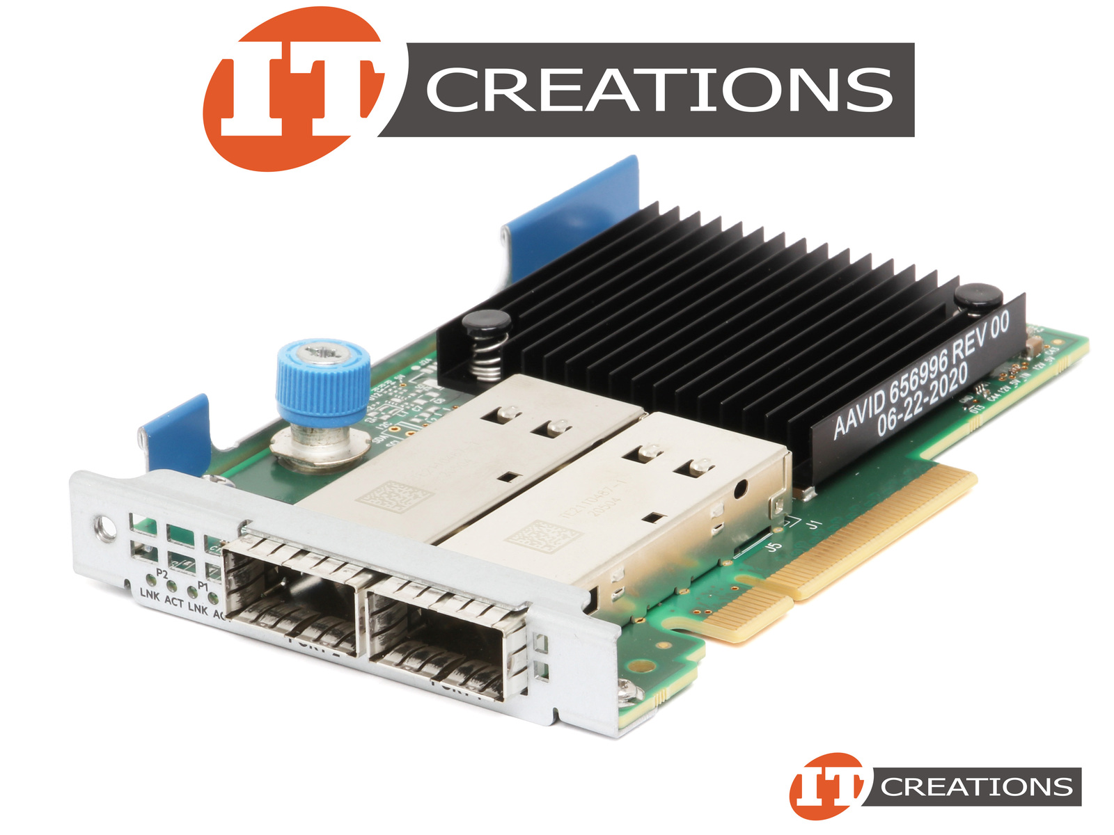 879491-001 HP 547flr-Qsfp FDR 56gb/s IB / 40/50gbe Dual Port Qsfp PCI-E ...