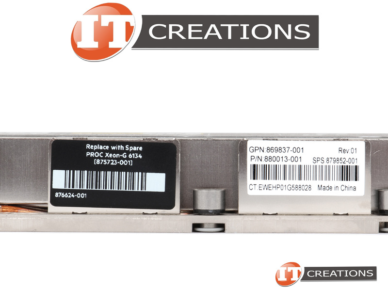 879852-001 HP Cpu2 Heatsink For HPE Proliant Xl170r G10 ( Xl1x0r Gen10 ...