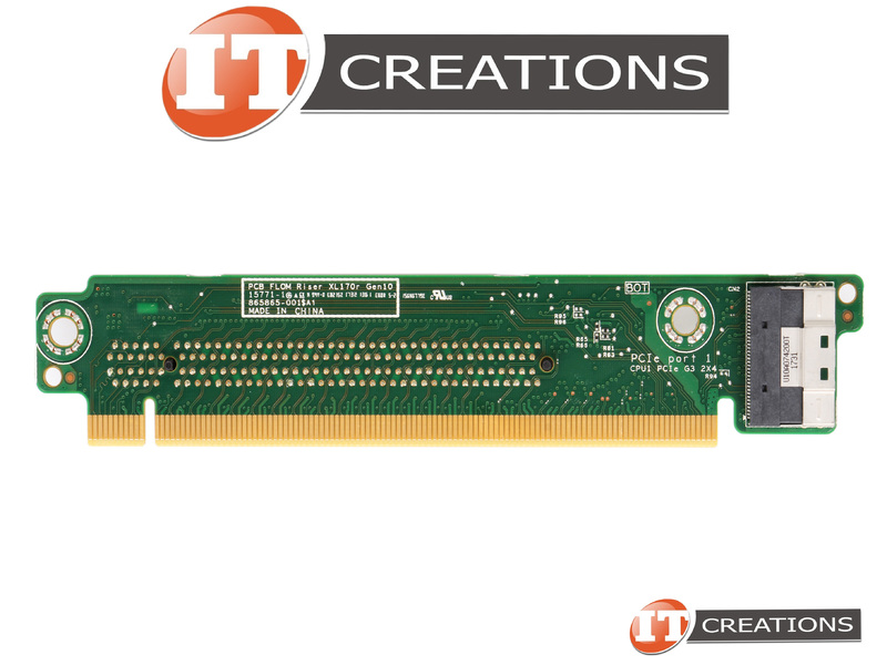 879854-001 HP 1U FLOM PCIE X24 RISER CARD FOR HPE PROLIANT XL170R G10 ...