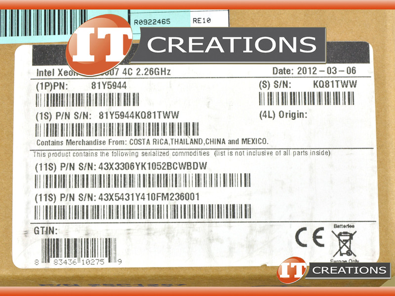 883436102759 - Retail - IBM CPU KIT INTEL XEON QUAD CORE PROCESSOR ...