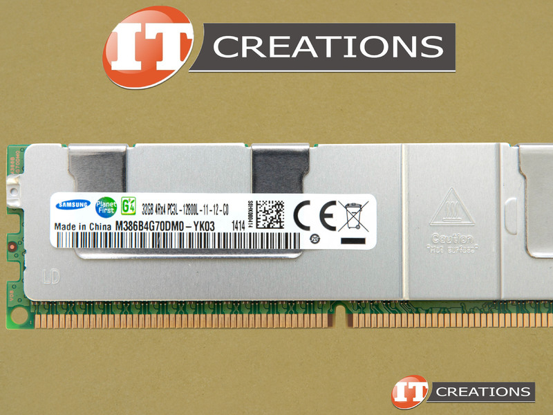 8HH8K SAMSUNG 32GB PC3L-12800L DDR3-1600 LOAD REDUCED 4RX4 CL12 240 PIN ...