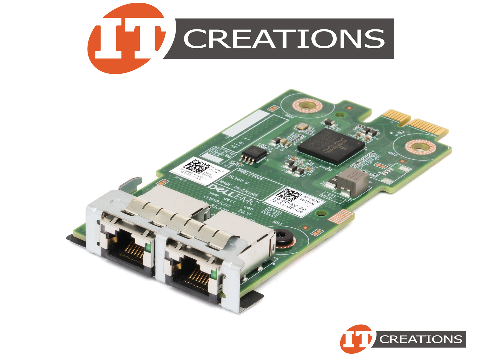 8M5J9 DELL 2X1GB LOM CARD FOR DELL EMC POWEREDGE R650 - BCM5720 LAN ON ...