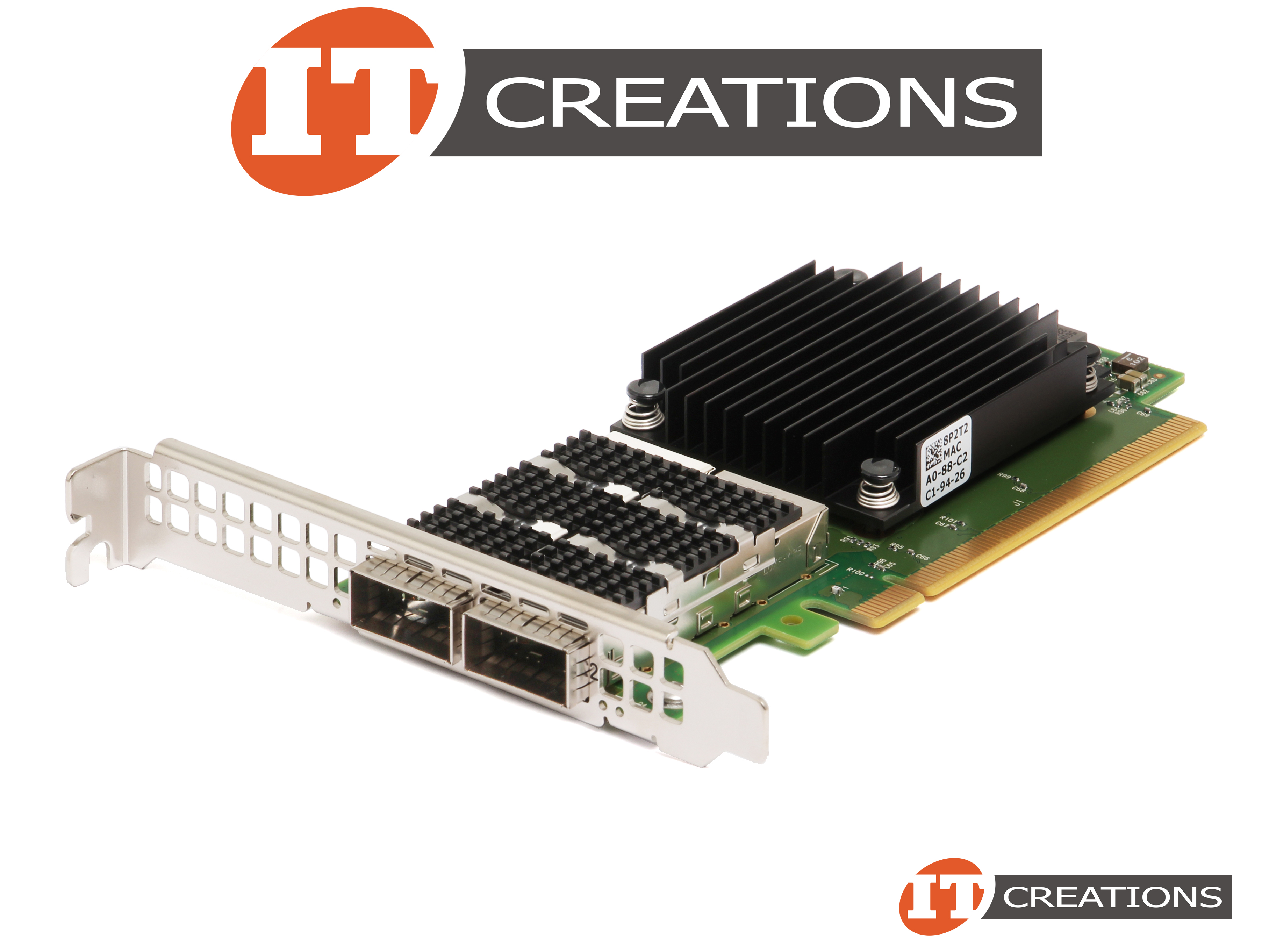 8P2T2-HIGH P DELL / Nvidia Connectx-6 DX Smartnic 100gbe Dual Port ...