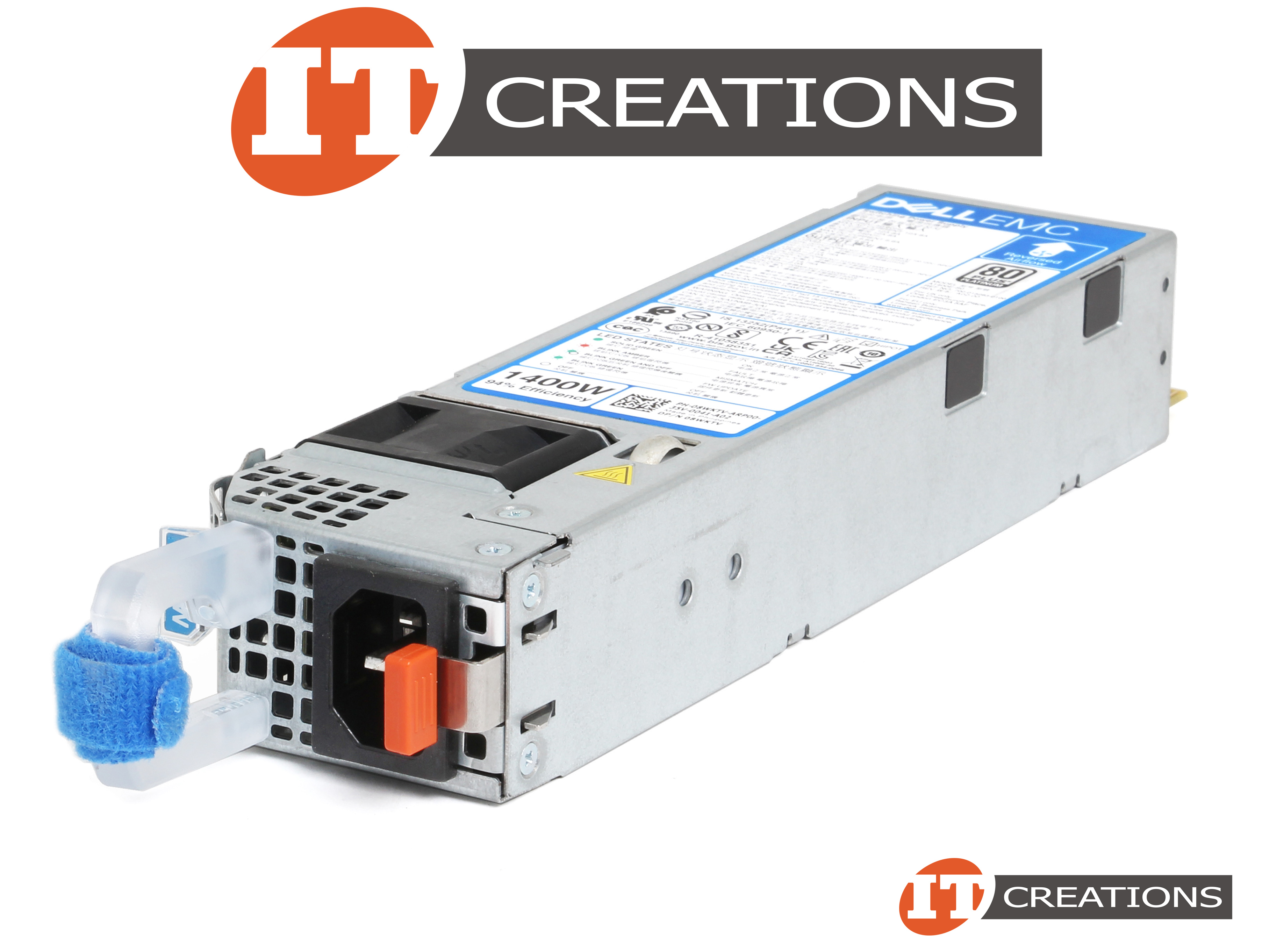 8WKTV DELL EMC Power Supply 1400w 100-240v 12-8A 50-60hz 80 Plus ...