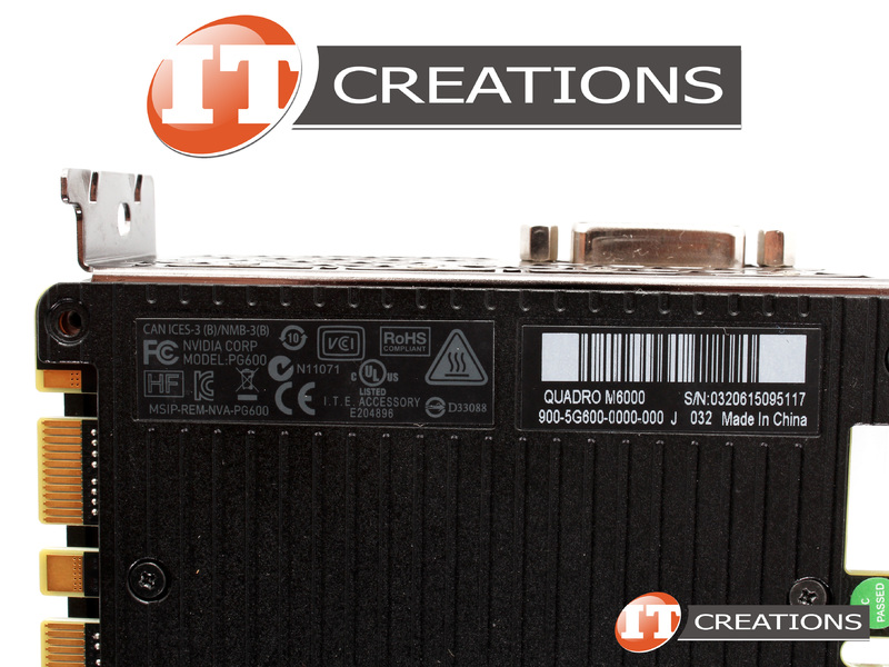 900-5G600-0000-000 - Refurbished - NVIDIA QUADRO M6000 MAXWELL GPU 12GB ...