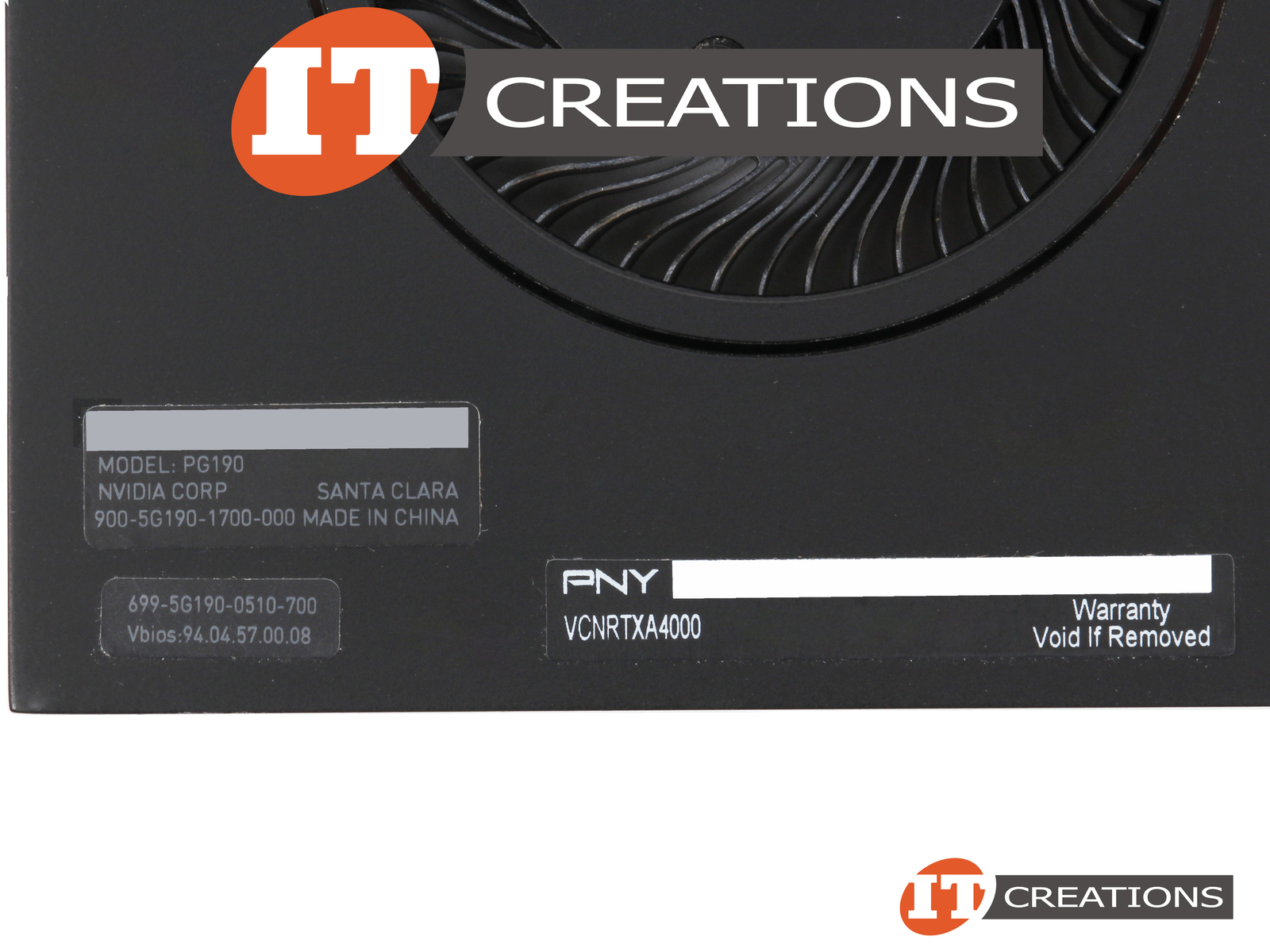 900-5G190-1700-000-PNY - New Other - PNY Nvidia RTX A4000 GPU 16GB 6144 Cuda Cores Memory ...