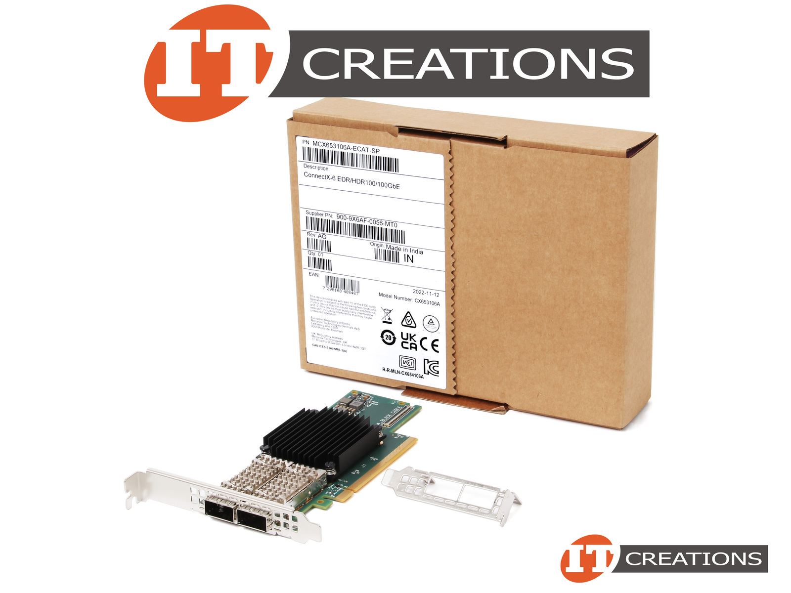 900-9X6AF-0056-MT0-NEW - New - Nvidia / Mellanox Connectx-6 VPI Adapter ...