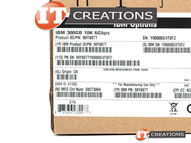 90Y8878-RETAIL - Retail - IBM 300GB 10K RPM SAS 2.5 INCH SMALL FORM ...