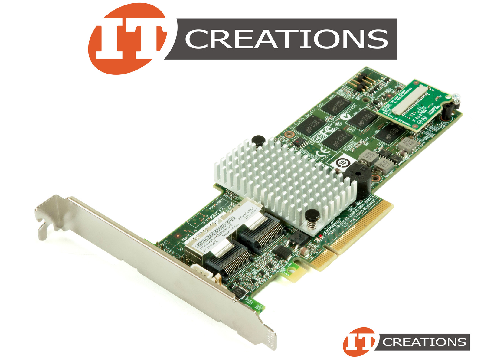 90Y4266-HIGH P IBM SERVERAID M5015 PCI-E 2.0 X8 6GB/S SAS / SATA ( 2 ...