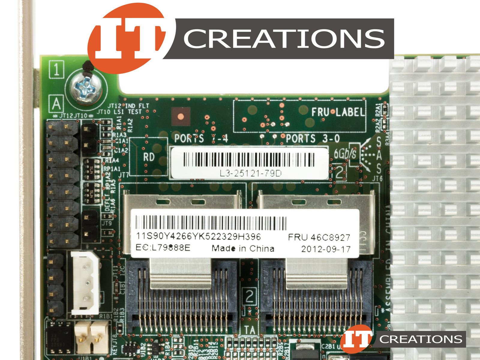 90Y4266-HIGH P IBM SERVERAID M5015 PCI-E 2.0 X8 6GB/S SAS / SATA ( 2 ...