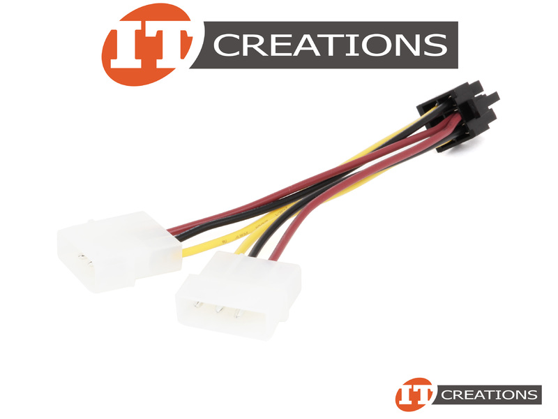 91004549-T PNY Auxiliary Y Split 6P X2 4P Power Cable 4 Inch 6 PIN TO ...