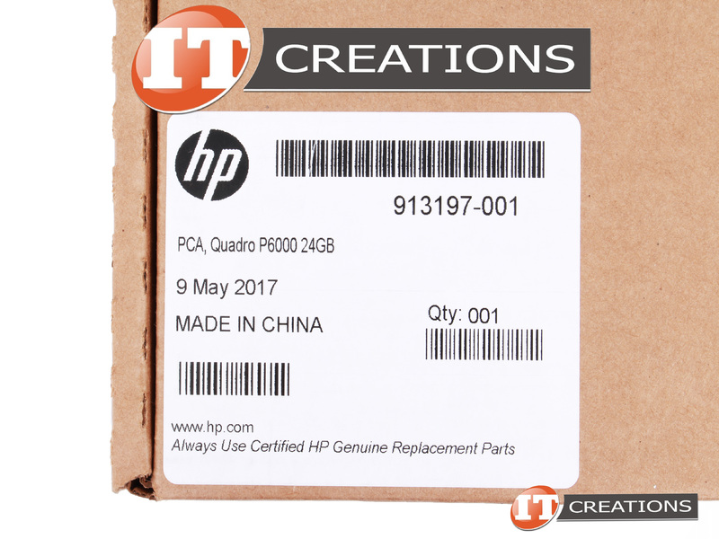 913197-001-RETAIL - Retail - HP Nvidia Quadro P6000 Pascal GPU 24GB ...