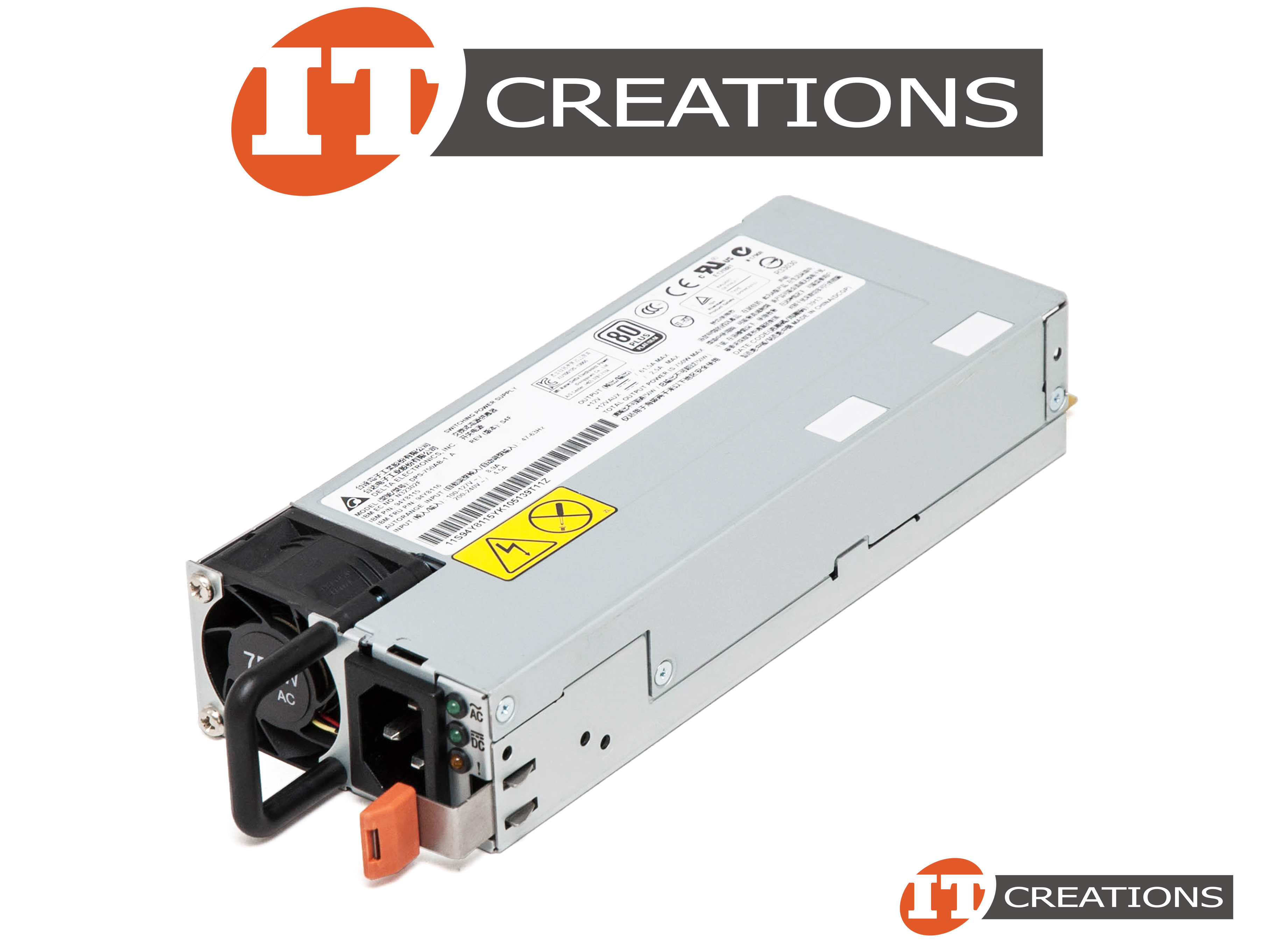 94Y8115 IBM POWER SUPPLY 750W AC 80 PLUS PLATINUM HOT SWAP FOR IBM ...