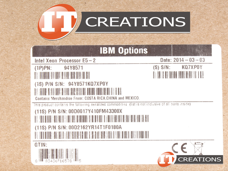 94Y8578-RETAIL - Retail - IBM CPU KIT Intel Xeon 6 Core Processor E5 ...