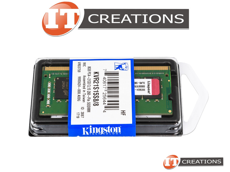 9905624-008.A00G-RETAIL - Retail - Kingston 8GB PC4-17000 DDR4-2133s ...