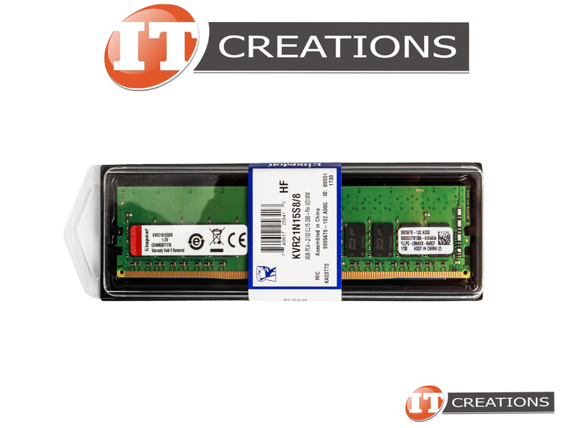 9905678-102.A00G-RETAIL - Retail - Kingston 8GB PC4-17000 DDR4-2133 ...