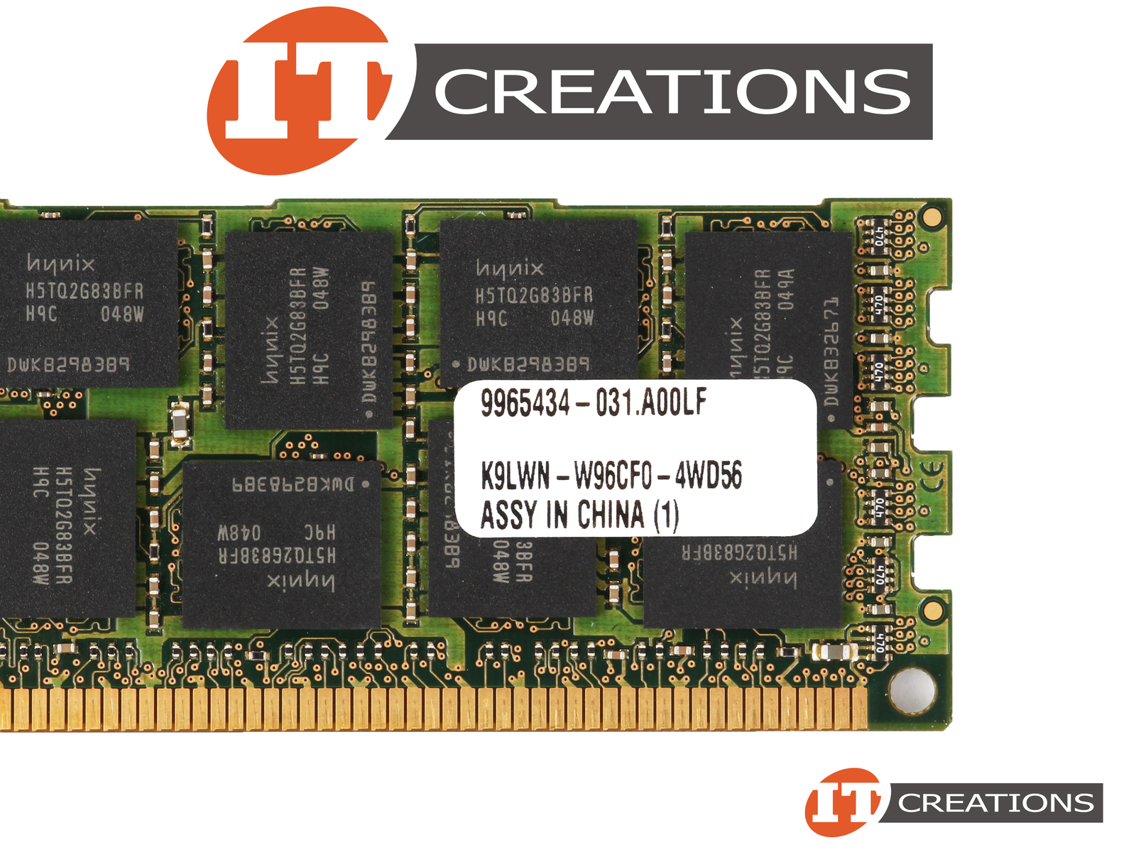 9965434-031.A00LF KINGSTON 8GB PC3-8500R DDR3-1066 REGISTERED ECC CL7 ...
