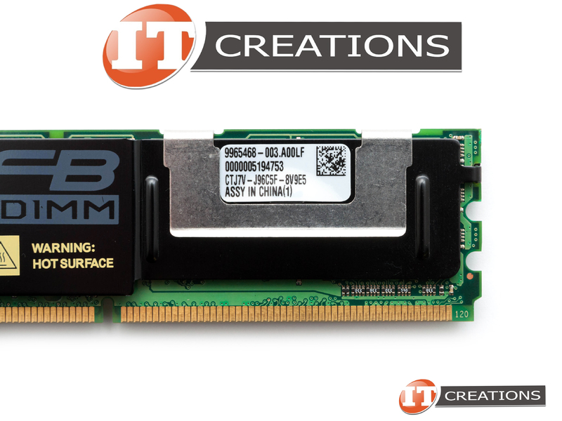 9965468-003.A00LF KINGSTON 8GB PC2-5300F DDR2-667 FULLY BUFFERED ECC ...
