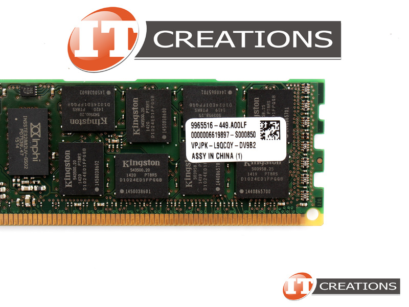 9965516-449.A00LF KINGSTON 16GB PC3-12800R DDR3-1600 REGISTERED ECC ...