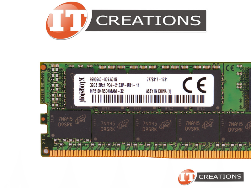 9995640-009.A01G HP / Kingston 32GB PC4-17000p DDR4-2133p-R Registered ...
