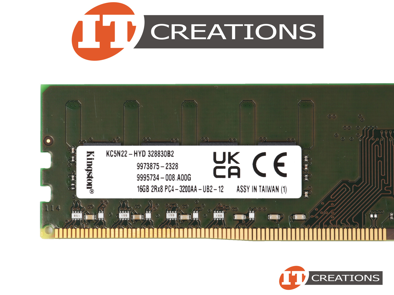9995734-008.A00G Kingston 16GB PC4-25600aa-U DDR4-3200aa-U Unbuffered ...