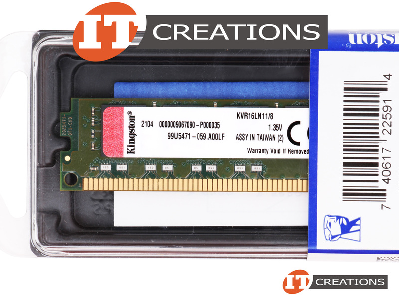 99U5471-059.A00LF-RETAIL - Retail - Kingston 8GB PC3L-12800u DDR3-1600 ...