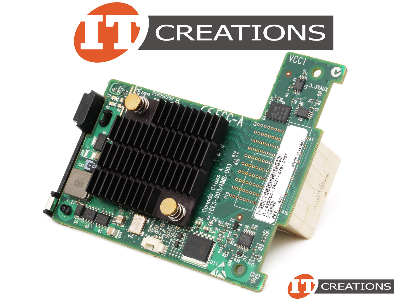 9DCC6 DELL Mezzanine Virtual Protocol Interconnect (vpi) Card Side C Socket For DELL Blade