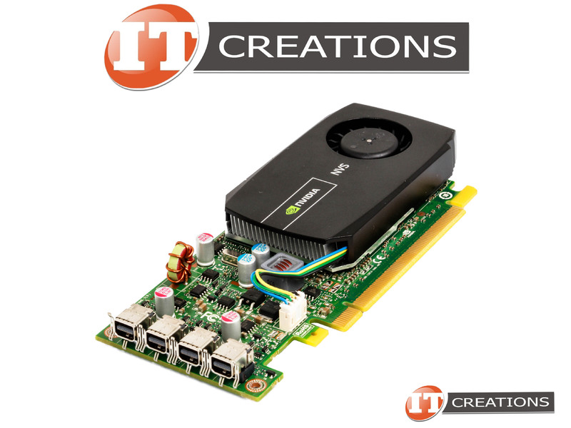9NPC8-NO BRACKET - Refurbished - DELL Nvidia NVS 510 Kepler GPU 2GB 192 Cuda Cores Memory ...