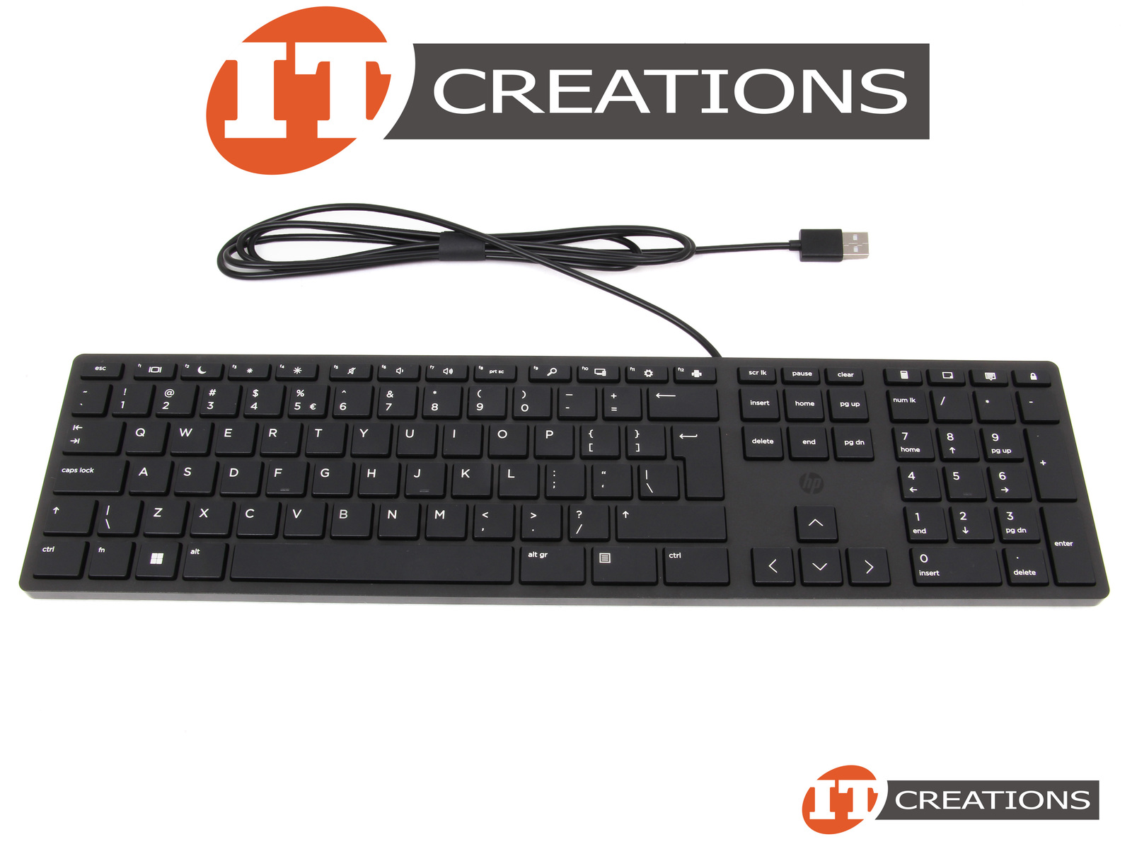 9SR37AA#ABB-NEW - New - HP WIRED DESKTOP 320K KEYBOARD ( UPC 194721888174 )