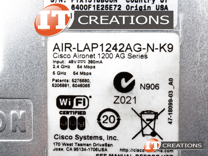 AIR-LAP1242AG-N-K9 - Used - CISCO AIRONET 1240AG SERIES ACCESS POINT ...