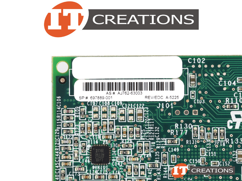 AJ762-63003-HIGH P HP 81E HBA 8GB SINGLE PORT FC PCI-E 2.0 X8 HOST BUS ...