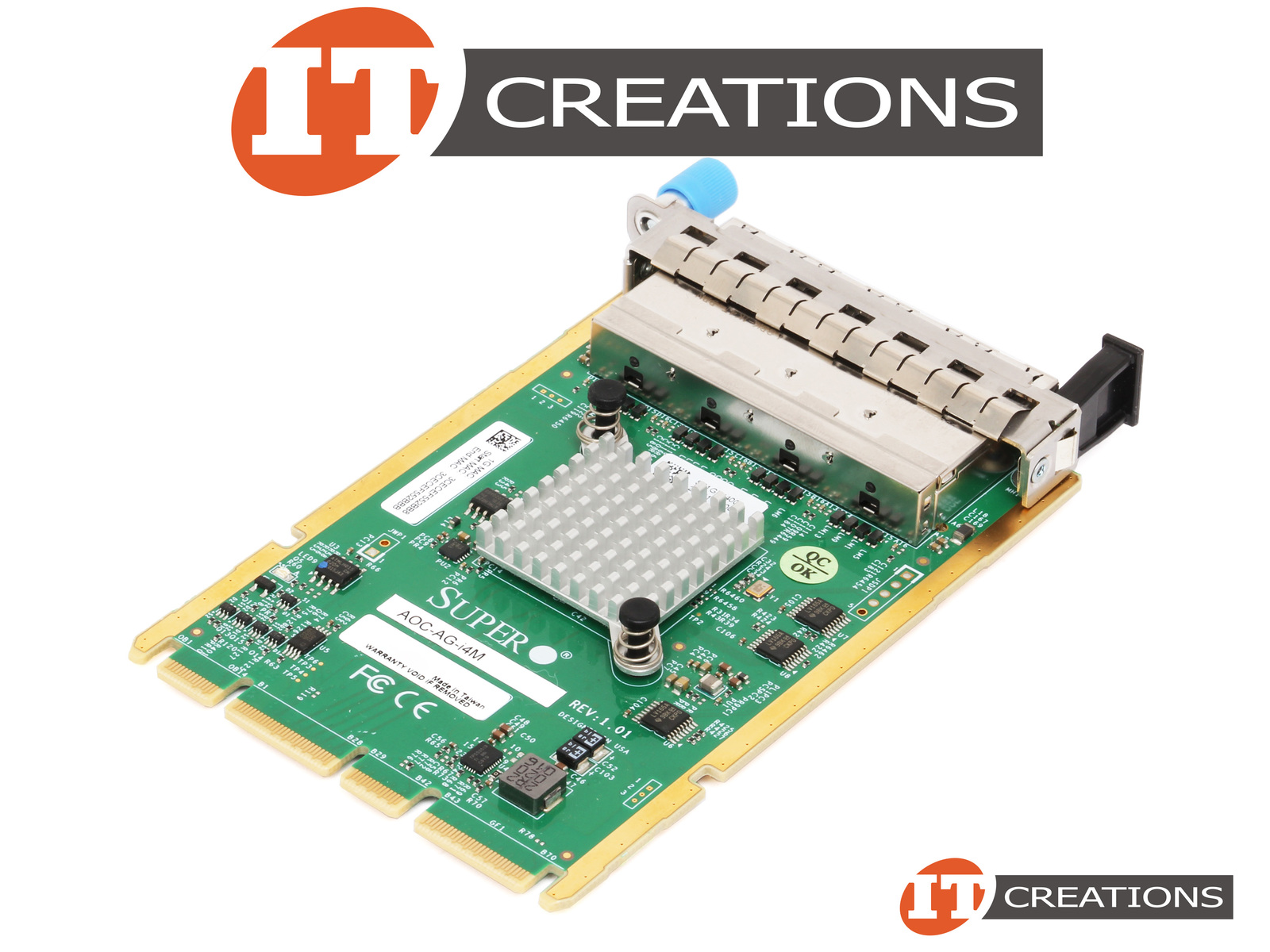 AOC-AG-I4M SUPERMICRO 1GBE QUAD PORT ADVANCED I/O MODULE - INTEL I350 ...