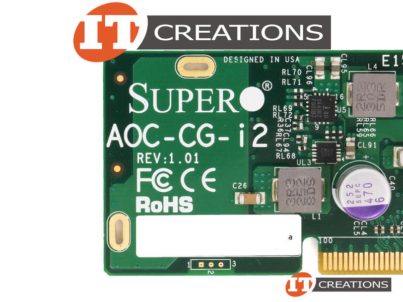 AOC-CG-I2 SUPERMICRO ADD ON CARD DUAL PORT ETHERNET ADAPTER FOR ...