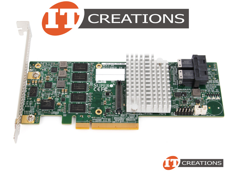 AOC-S3108L-H8IR-16DD-HIGH P SUPERMICRO / LSI MEGARAID SAS 3108 12GB/S 8 ...