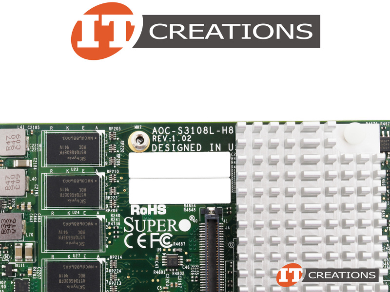 AOC-S3108L-H8IR-HIGH P SUPERMICRO / LSI MEGARAID SAS 3108 12GB/S 8 PORT ...