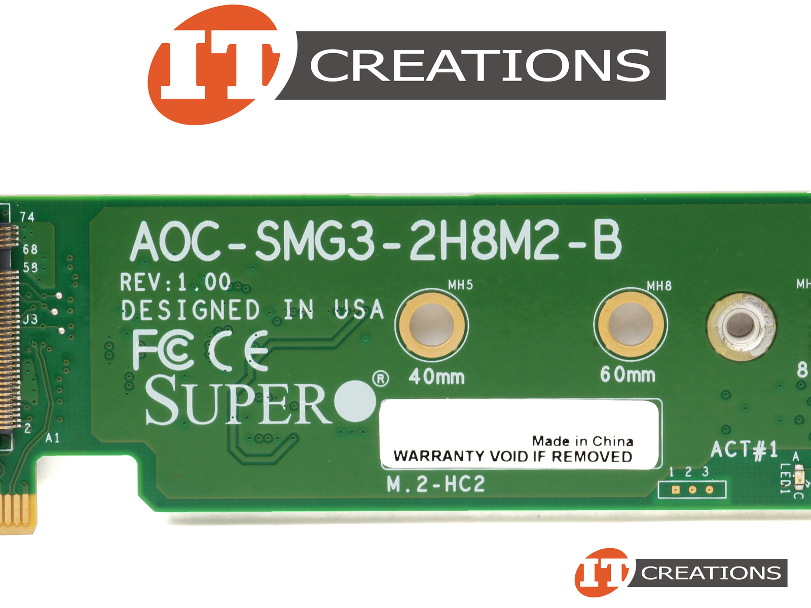 AOC-SMG3-2H8M2-B SUPERMICRO M.2 SATA / NVME HYBRID BUTTERFLY CARRIER ...
