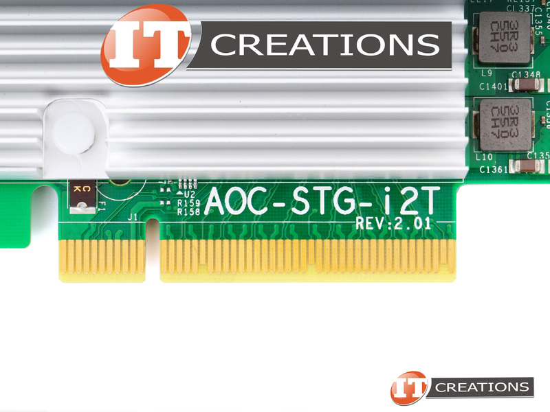 AOC-STG-I2T-LOW P SUPERMICRO 10GBE PCI-E 2.1 X8 DUAL PORT ETHERNET ...