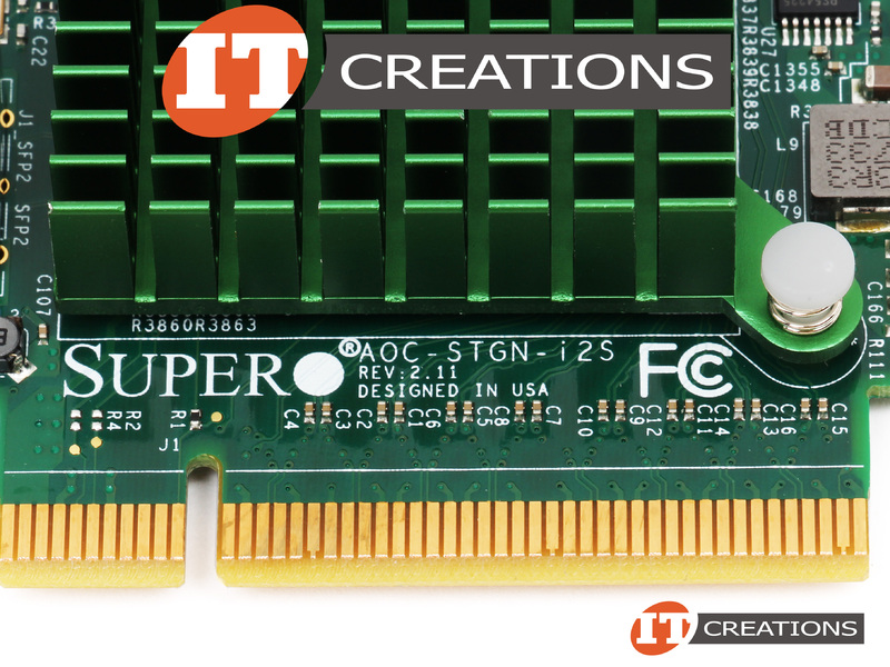 AOC-STGN-I2S-HIGH P SUPERMICRO 10GBE DUAL PORT SFP+ PCI-E 2.0 X8 5GT/S ...