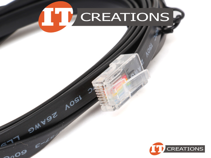 ASCBL-00002-BLK BLACK SERIAL PORT TO RJ45 CABLE - BLK 9 PIN ( DB9 / DE9 ...