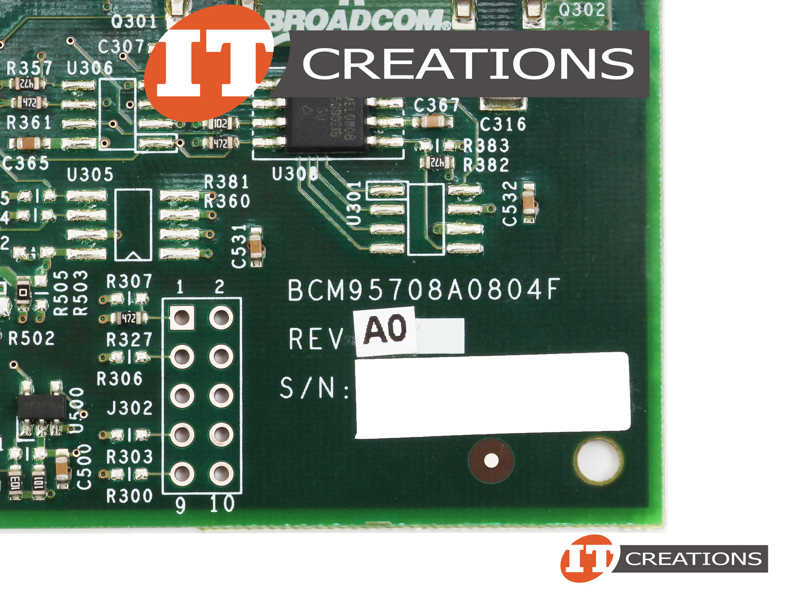 BCM95708A0804F-LOW P BROADCOM NETXTREME II NIC 1GBASE-T SINGLE PORT PCI ...