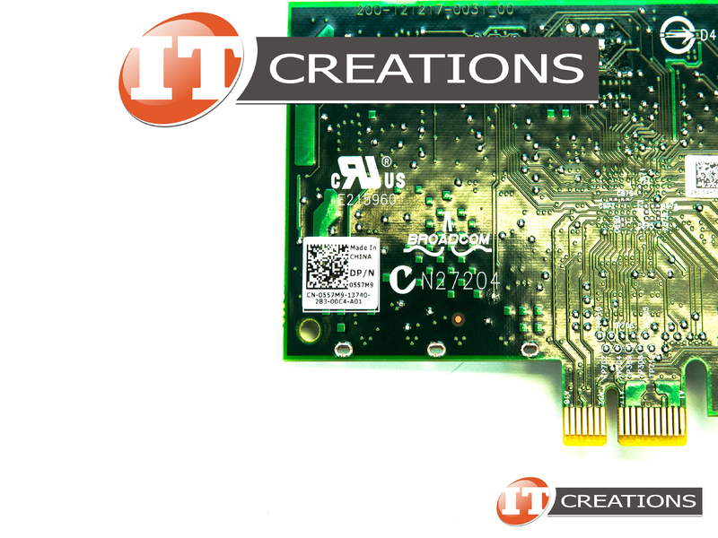 BCM 5720-LOW P DELL / BROADCOM 5720 DUAL PORT 1GBE PCI-E 2.0 X1 5GT/S ...