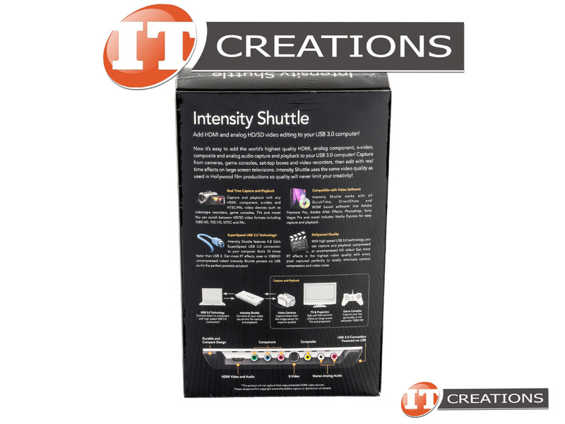 BINTSSHU-RETAIL - Retail - BLACKMAGIC DESIGN INTENSITY SHUTTLE SS 3.0 HDMI