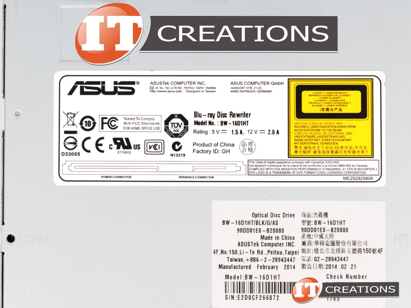 BW-16D1HT ASUS OPTICAL DRIVE DVD MULTI RECODER DVD+R DL RW CD ...