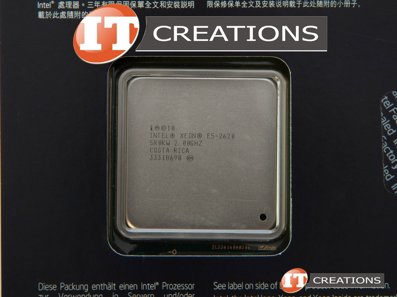 BX80621E52620 - Retail - INTEL XEON 6 CORE PROCESSOR E5-2620 2.0GHZ 15MB SMART CACHE 7.2 GT/S ...
