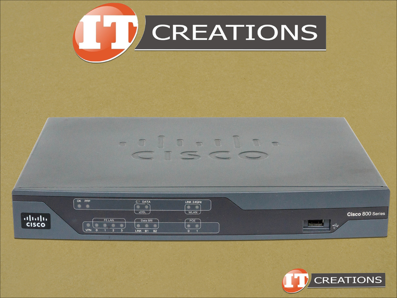 CISCO887W-GN-A-K9 - Used - CISCO 887 ADSL2/2+ ANNEX A ROUTER WITH 802 ...