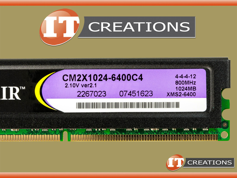 CM2X1024-6400C4 CORSAIR 1GB PC2-6400 DDR2-800 XTREME PERFORMANCE XMS2 ...