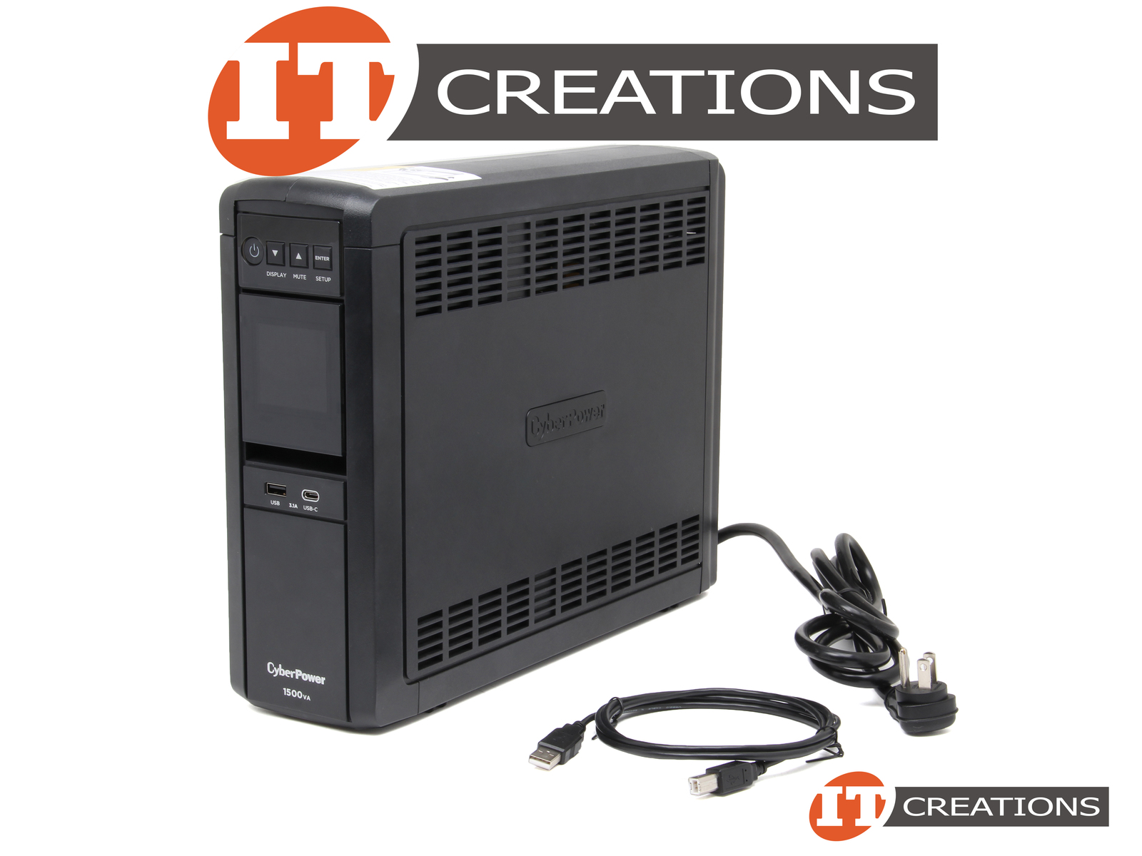 CP1500PFCLCDA-NEW - New - CYBERPOWER UPS BATTERY BACKUP 1500VA / 1000W ...